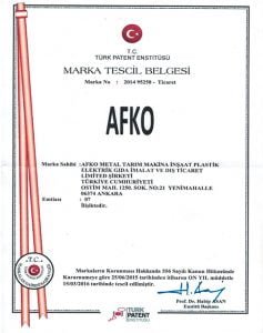 Certificates – AFKO